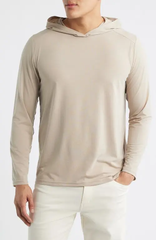 FAIR HARBOR Seabreeze Performance Pullover Hoodie - Sand