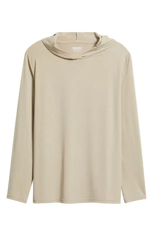 FAIR HARBOR Seabreeze Performance Pullover Hoodie - Sand