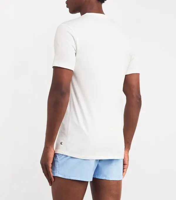Calvin Klein Stretch-cotton V-neck T-shirts