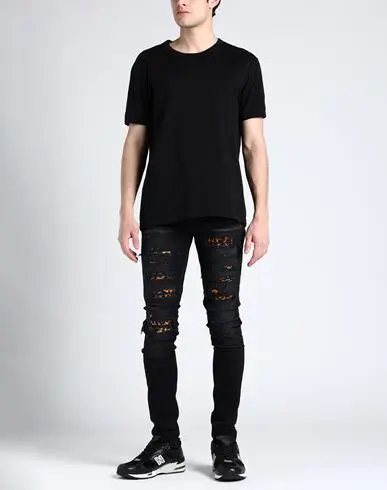 Amiri Slim Fit Distressed Jeans - Black