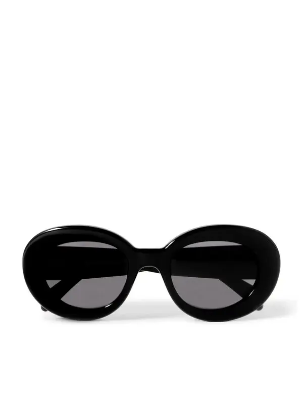 Celine Oversized Oval Frame Sunglasses - Black