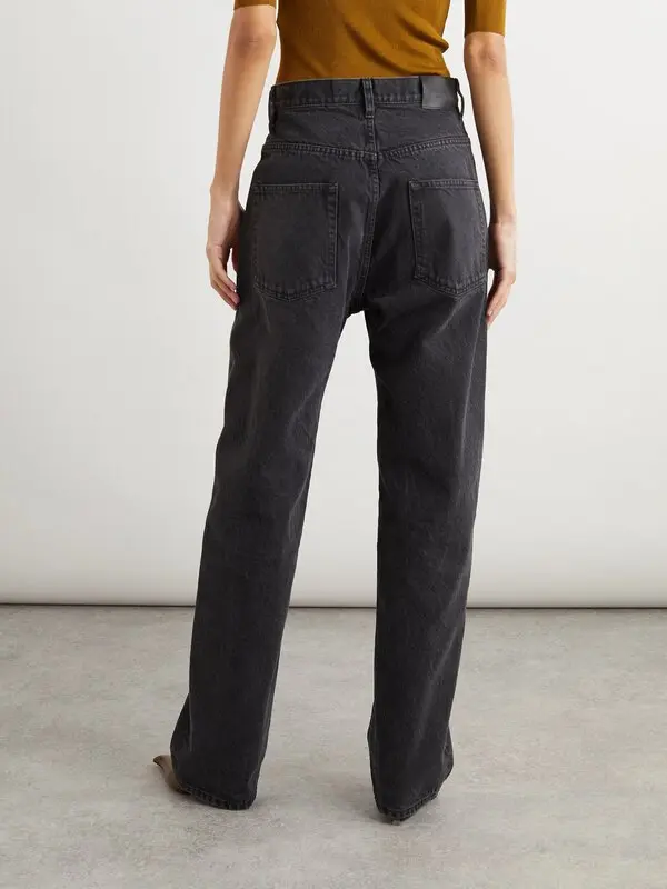 Saint Laurent High-rise Tapered Jeans