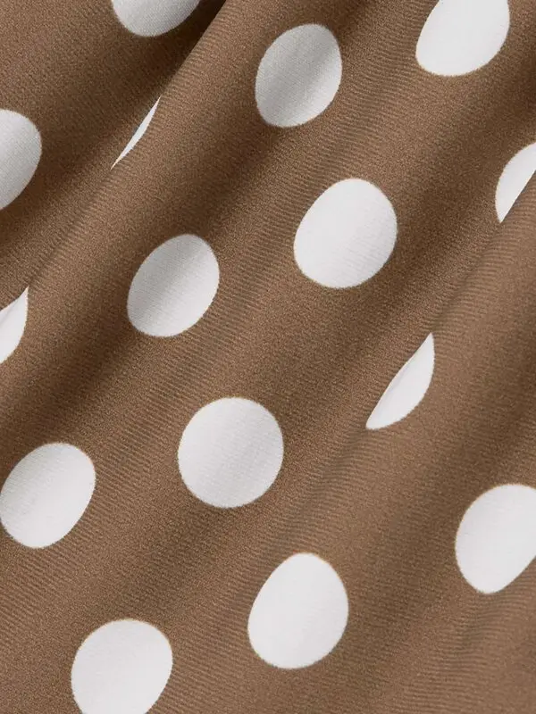 Marysia Coronada Polka-dot Bikini Briefs - Brown