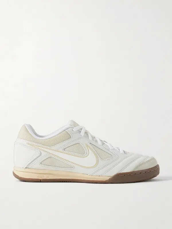 Nike Gato Suede-trimmed Sneakers - Neutrals