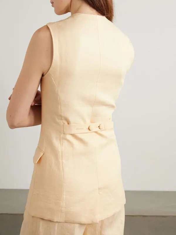 Faithfull The Brand Jane Linen Vest