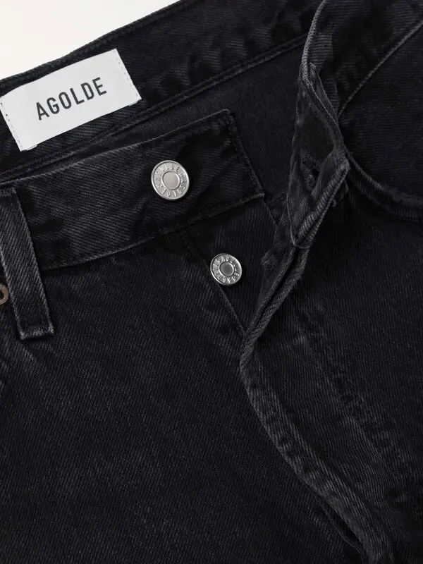 AGOLDE Indra Distressed Denim Shorts