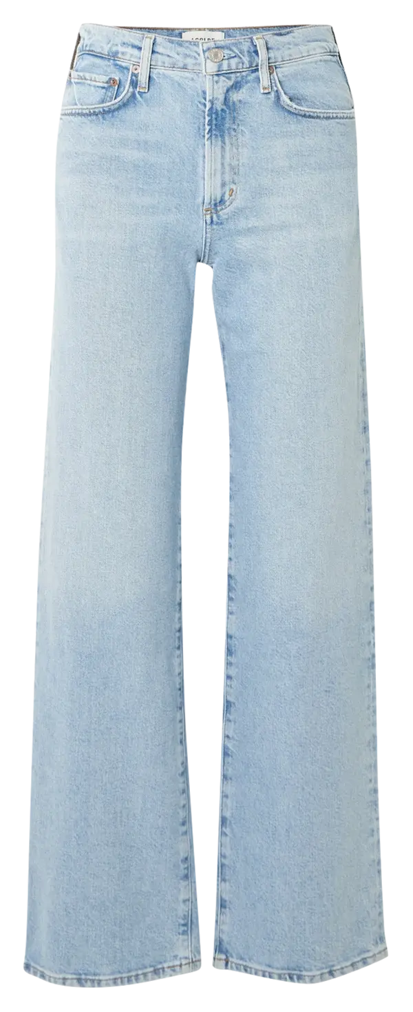 AGOLDE Harper Mid-rise Straight-leg Jeans - Blue