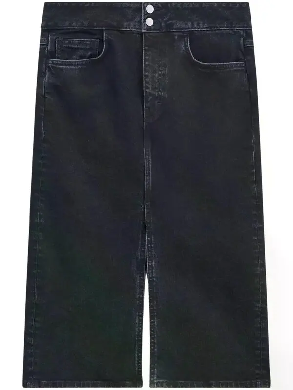 Filippa K Trucker Denim Skirt - Black