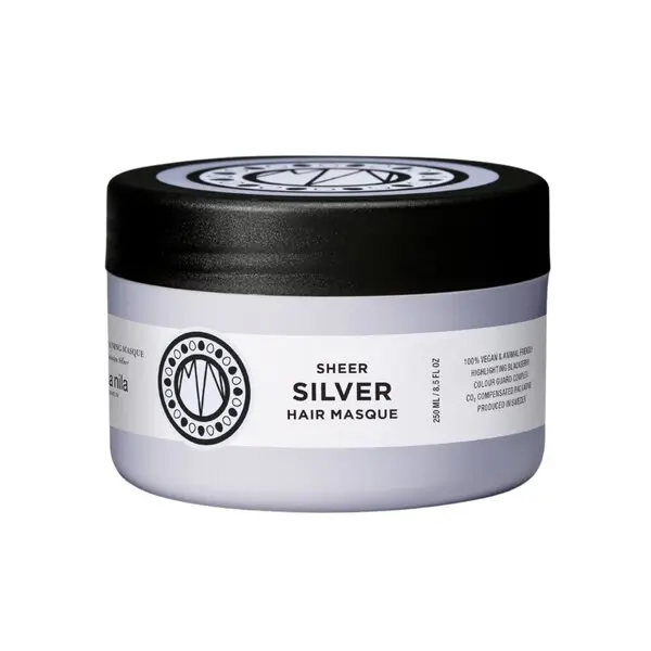 MARIA NILA Sheer Silver Masque - One-color
