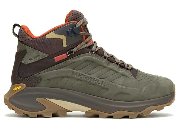 Merrell Moab Speed 2 Leather Mid Waterproof - Olive