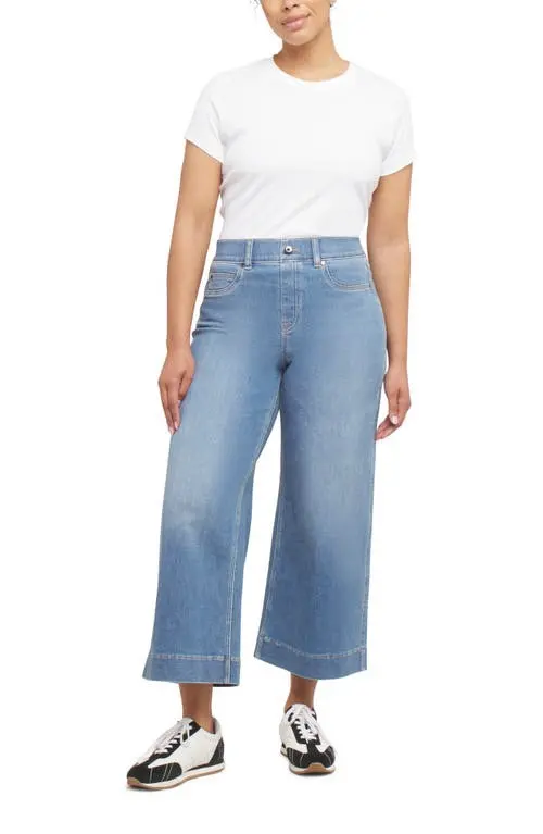 Spanx Everywear Cropped Wide Leg Jeans
