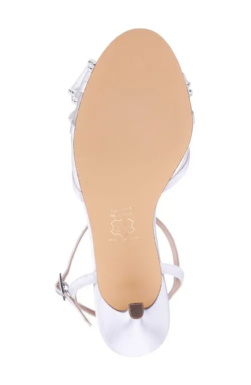 Nina Vayda Ankle Strap Sandal - White