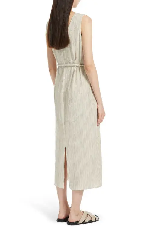 MM BY MAX MARA Mm Global Tie Waist Sleeveless Maxi Dress