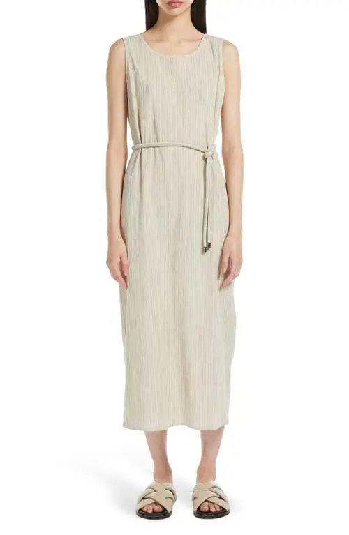 MM BY MAX MARA Mm Global Tie Waist Sleeveless Maxi Dress - Sand