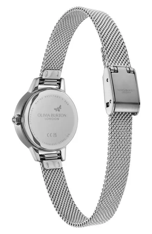OLIVIA BURTON Mini Classic Mesh Strap Watch - Blue