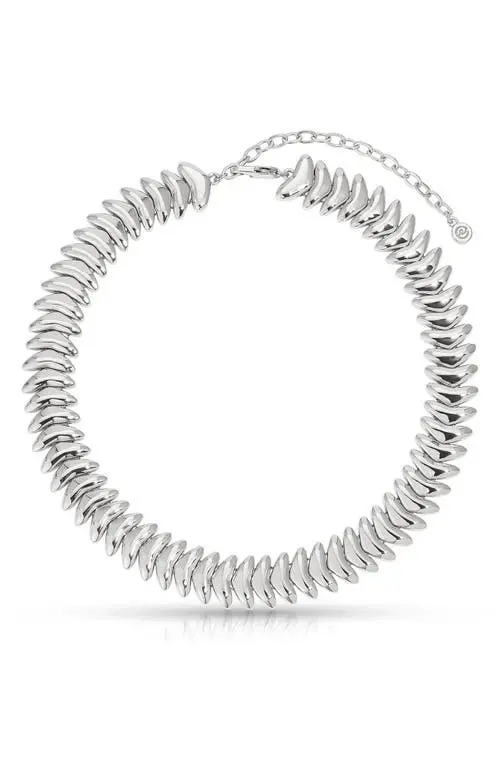 Ettika Vortex Collar Necklace - Silver