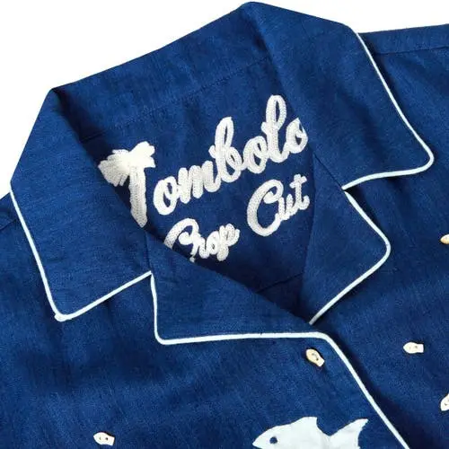 TOMBOLO Teamwork' Cabana Crop Cut Shirt