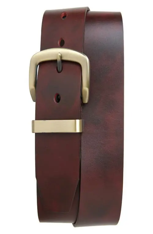 Nordstrom Cohen Leather Belt - Dark Brown