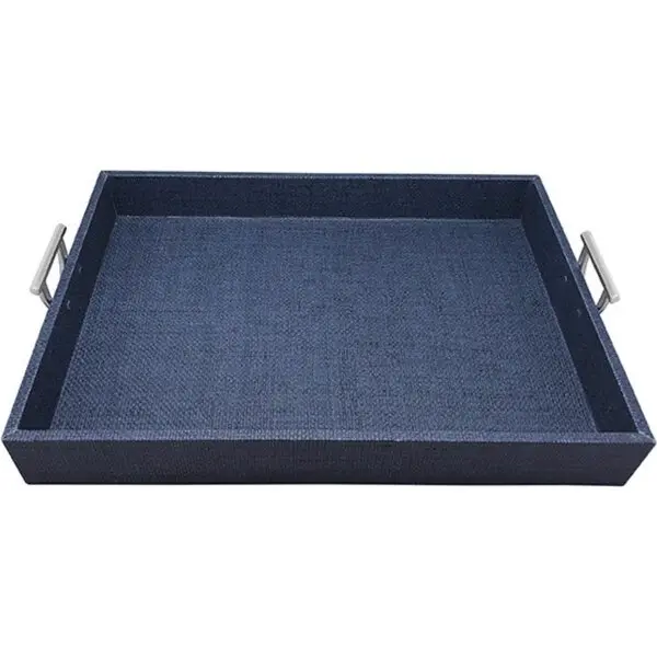 MARIPOSA Woven Textured Serving Tray