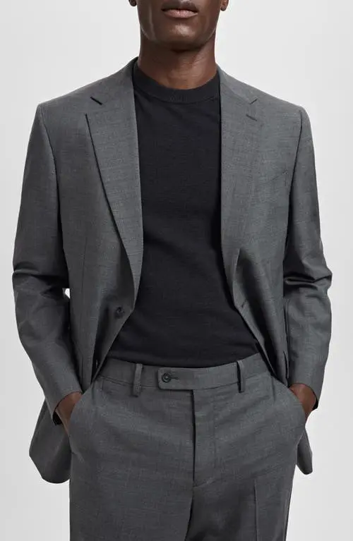 Mango Turin Solid Wool Sport Coat
