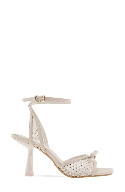 Bcbgmaxazria Rino Ankle-strap Sandals - Stone/ Rhinestone