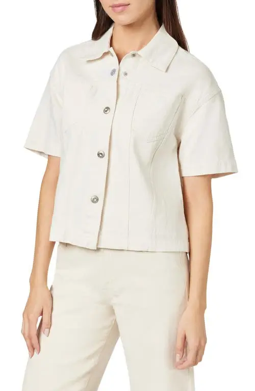 Habitual Cotton Crop Shirt Jacket
