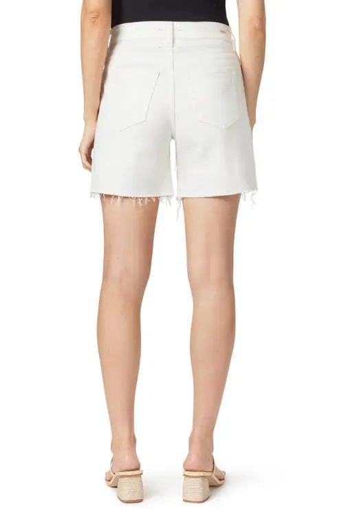 Habitual Skylar Raw Hem Cutoff Denim Shorts - White
