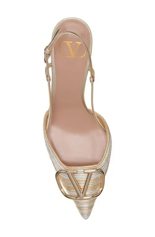 Valentino Garavani Vlogo Slingback Pumps