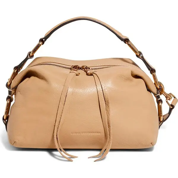 AIMEE Dumpling Leather Bag - Camel