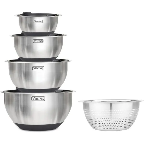 VIKING 9-piece Mixing Bowl Set - Black