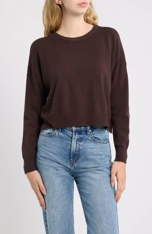 Deluc Polly Crewneck Sweater - Chocolate