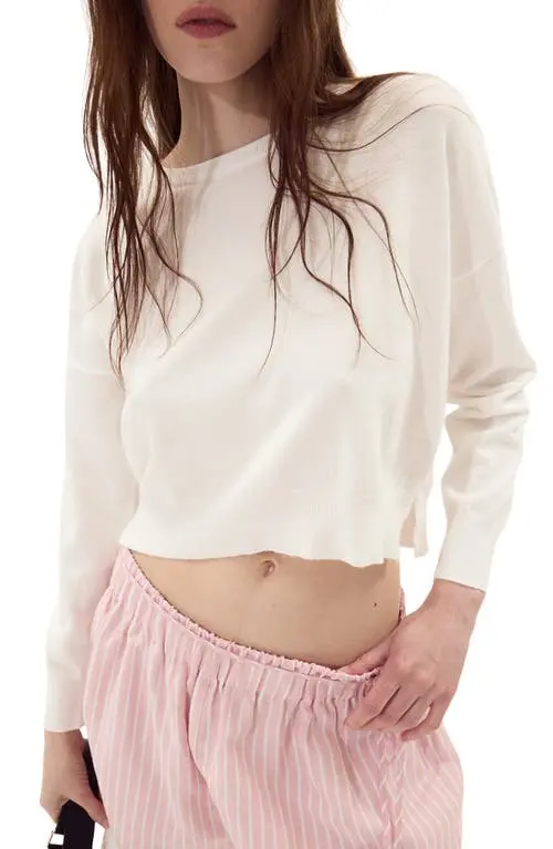 Deluc Déluc. Polly Crewneck Sweater - Pearl
