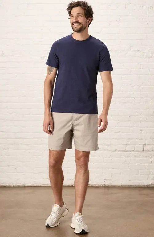 PACT Organic Cotton Featherweight Slub Crew Tee - Eclipse