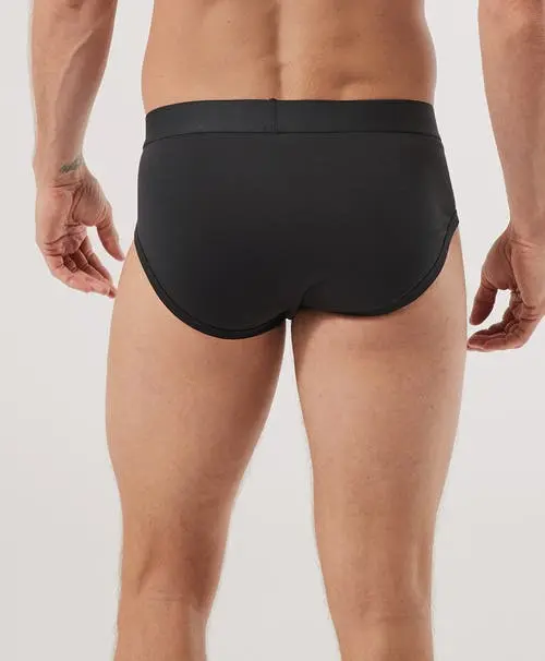 PACT Organic Cotton Everyday Brief 4-pack - Black