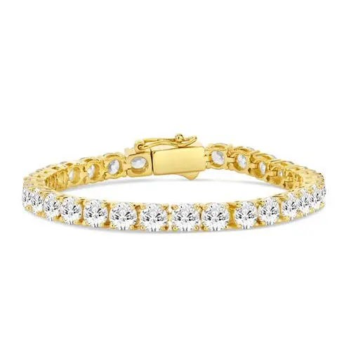 ANNA ZUCKERMAN 30 Carat Straight Line Bracelet - Yellow Gold