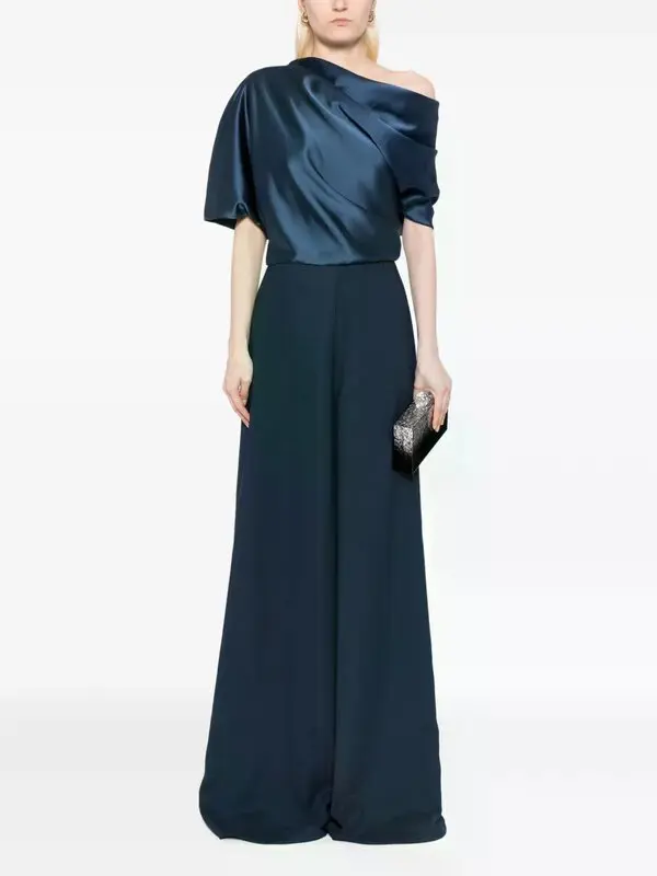 Amsale The Slouch Jumpsuit - Blue