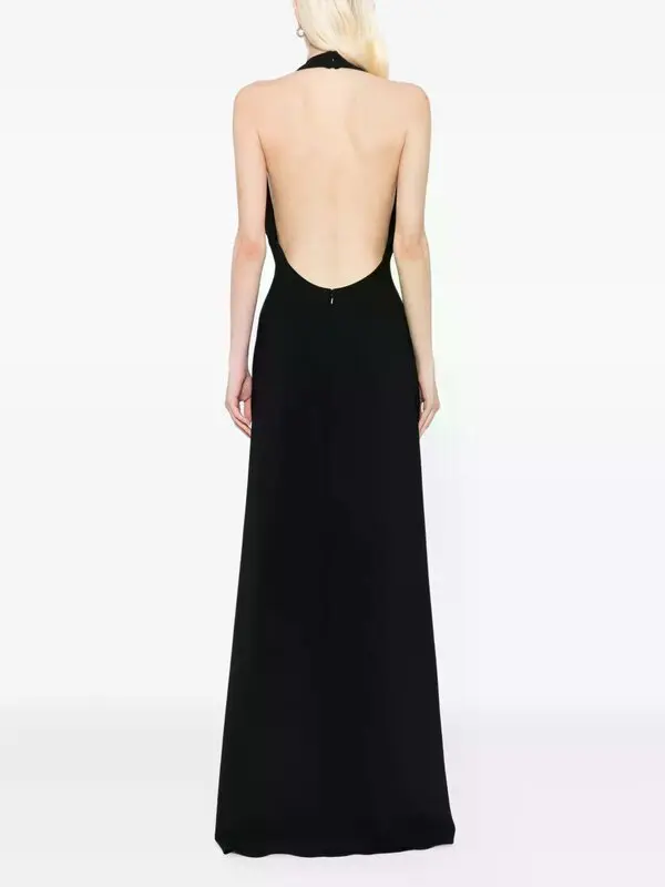 green halter neck maxi dress Pamela Halter Neck Maxi Dress main image 0