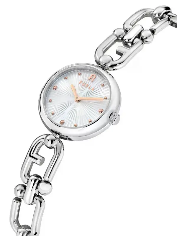 Furla Arco Chain 30mm Watch - Silver