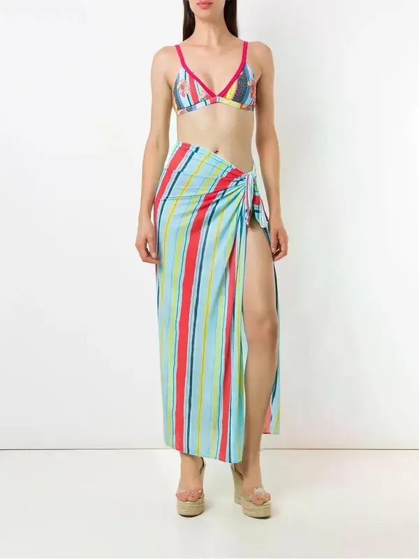 AMIR SLAMA Striped Beach Skirt