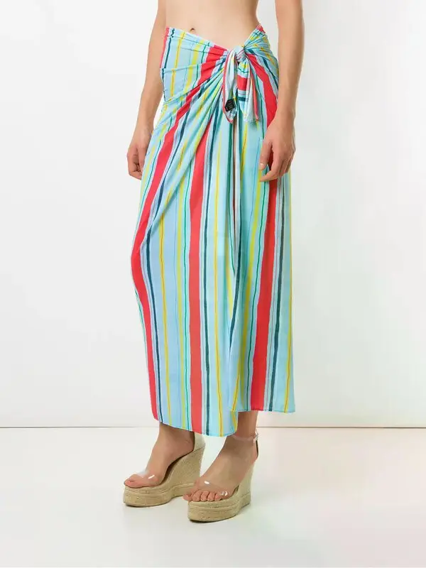 AMIR SLAMA Striped Beach Skirt