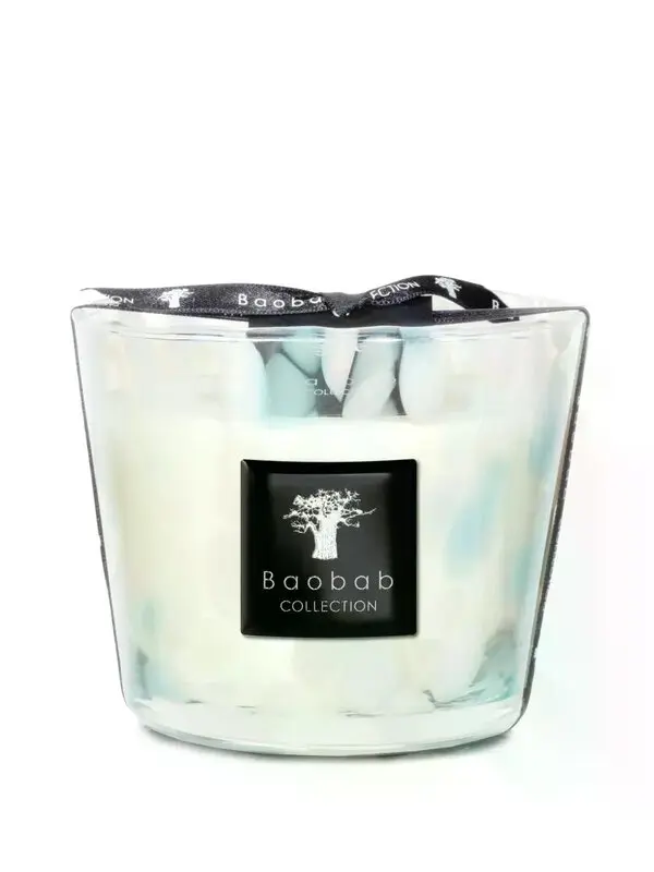 BAOBAB COLLECTION Sapphire Pearls Max 10 Scented Candle - White