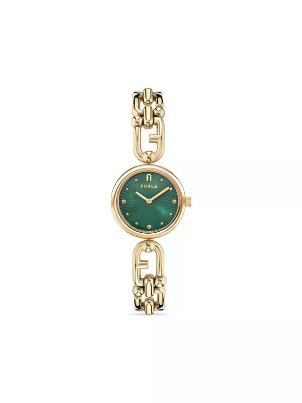 Furla Arco Chain 30mm Watch - Green