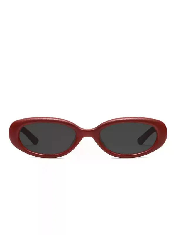 MAISON MARGIELA X Gentle Monster Oval-frame Sunglasses - Red