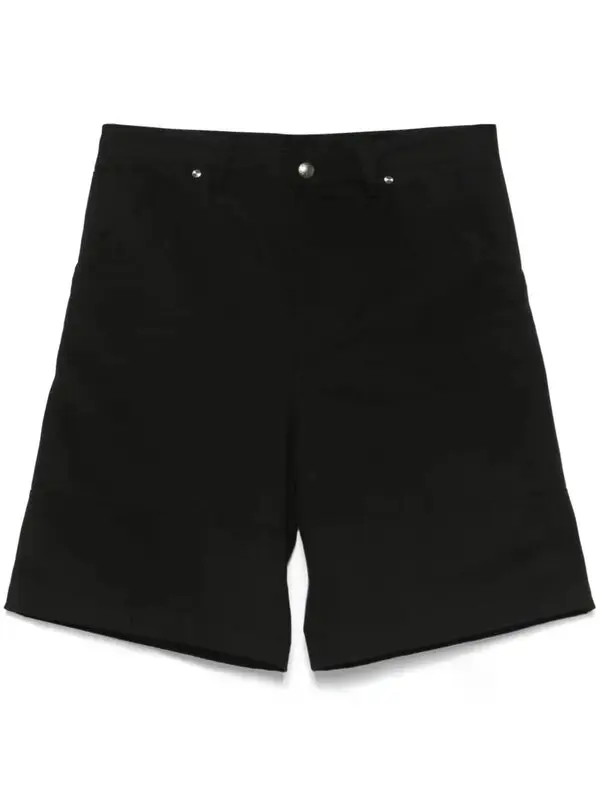Moncler Cotton Cargo Shorts - Black