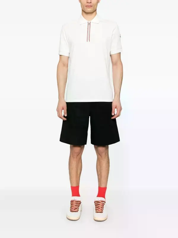 Moncler Cotton Cargo Shorts - Black