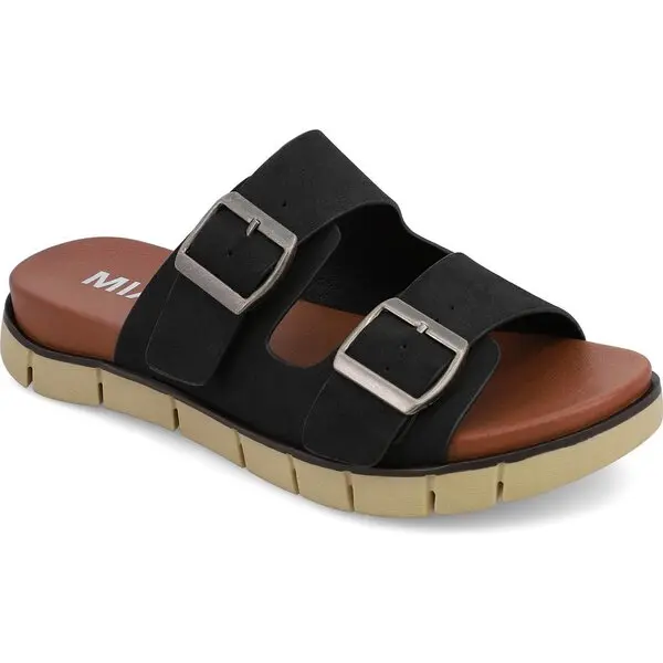 Mia Esei Slide Sandal - Black