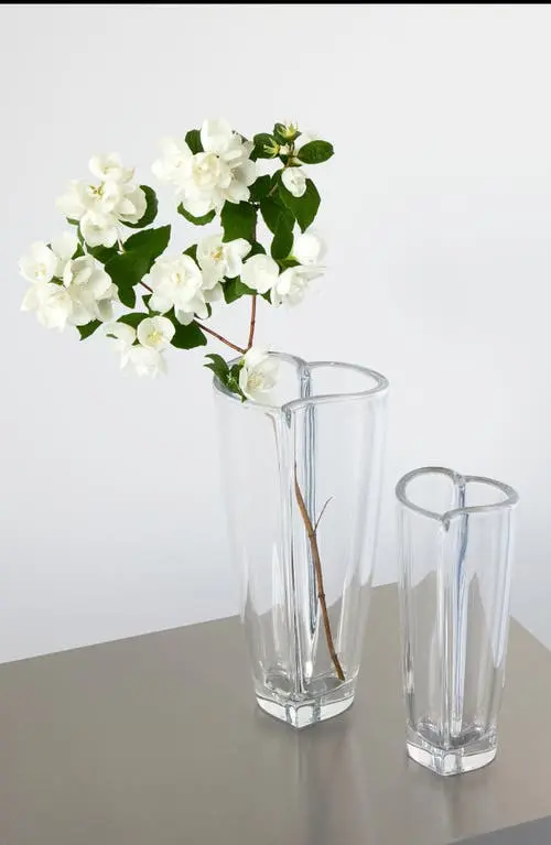 ORREFORS Heart Bud Vase