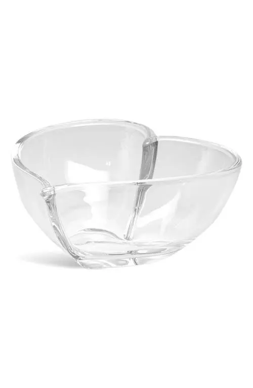 ORREFORS Heart Large Bowl - Clear