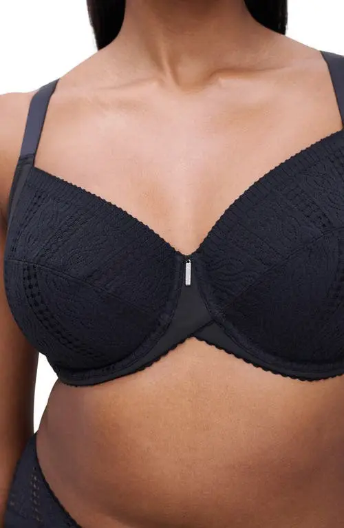 Chantelle Easy Support Full Coverage Underwire Bra - Black