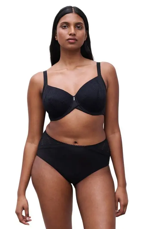 Chantelle Easy Support Full Coverage Underwire Bra - Black